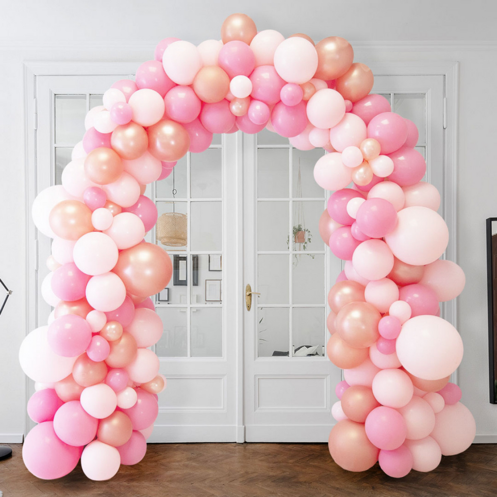 Baby Pink Ready-Made Balloon Arch | Balloonfactory.ae – Balloon Factory UAE