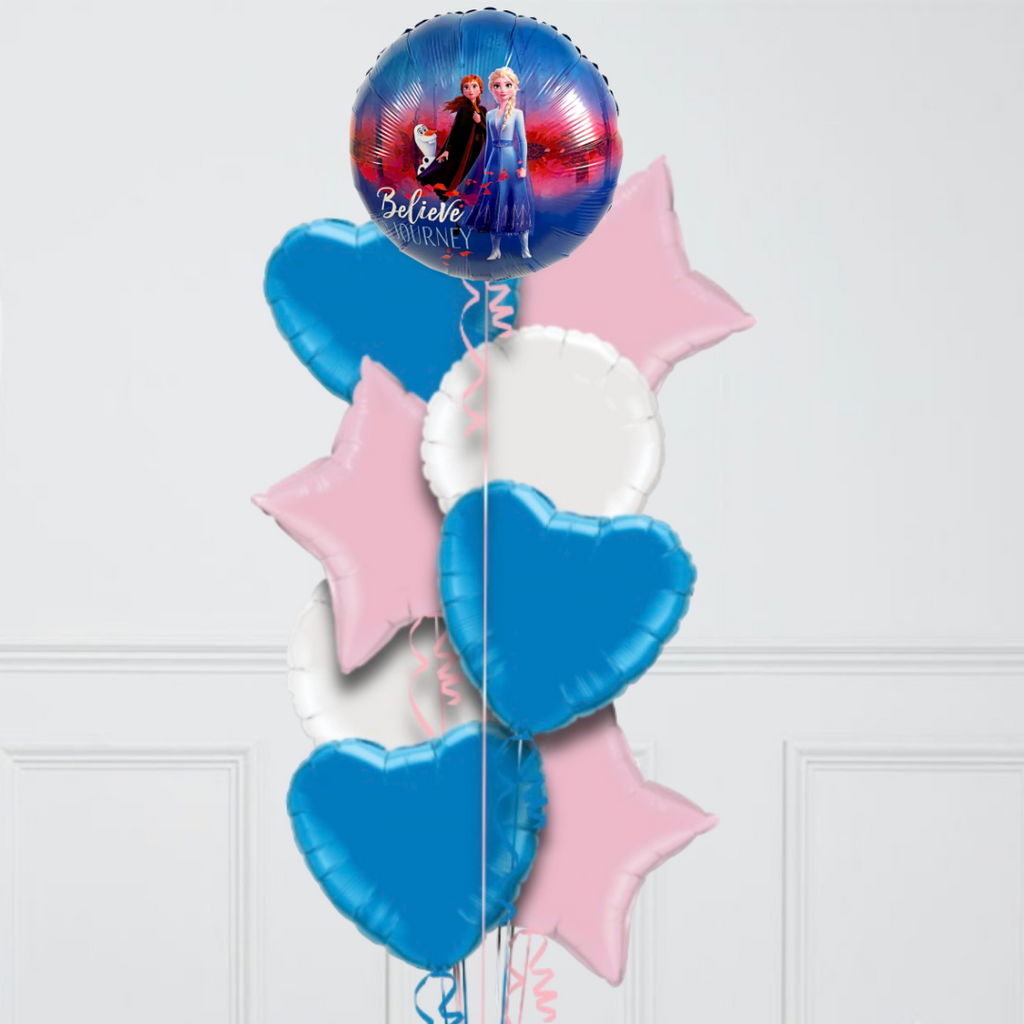 Frozen Believe in your Journey Foil Balloon Bouquet | Balloonfactory.ae ...