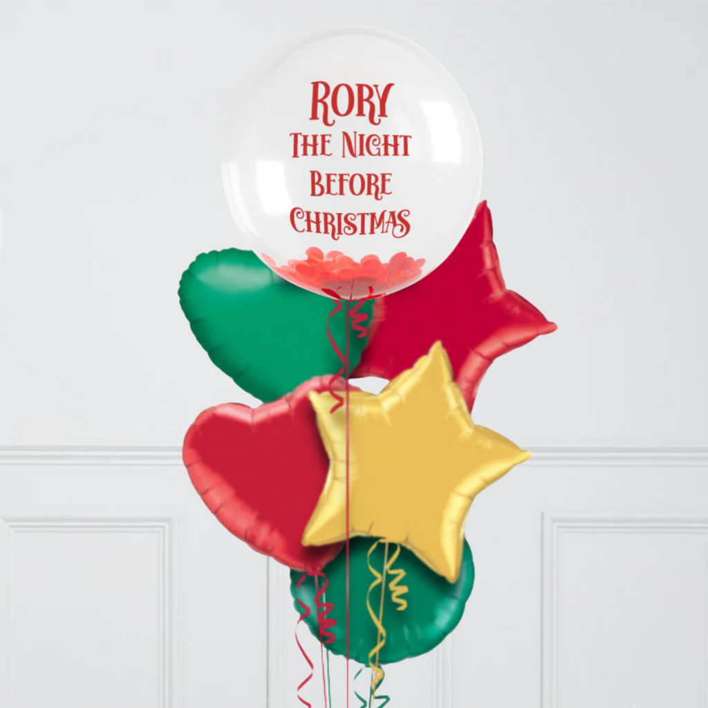 Helium Christmas Balloons Delivered – Balloon Factory UAE