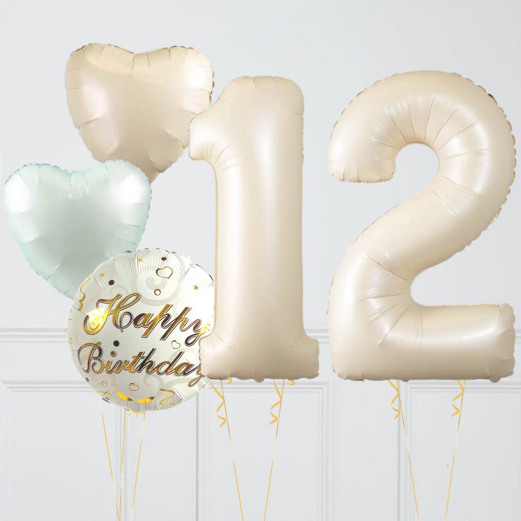 Fairy Satin Birthday Number Balloons Set (Two Numbers) – Balloon ...